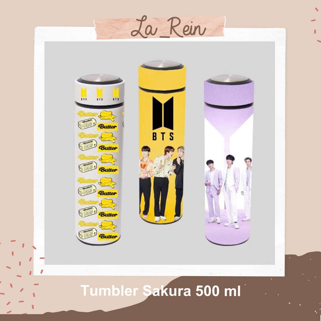 Jual !! LIMITED STOK!! BOTOL TUMBLER MEMBER BTS 500 ML/BANGTAN/DYNAMONS ...