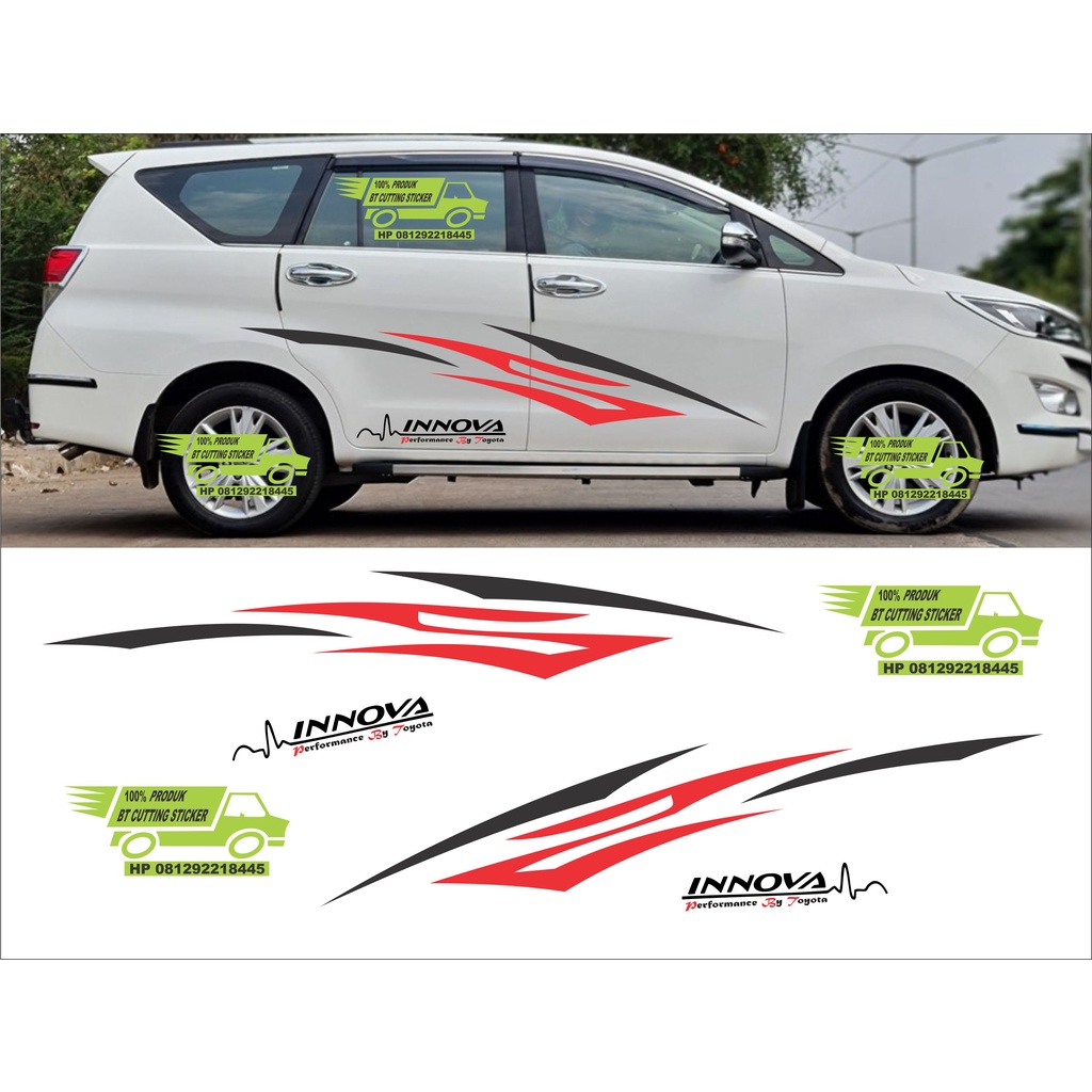 Jual BT sticker innova stiker innova sticker toyota innova sticker ...