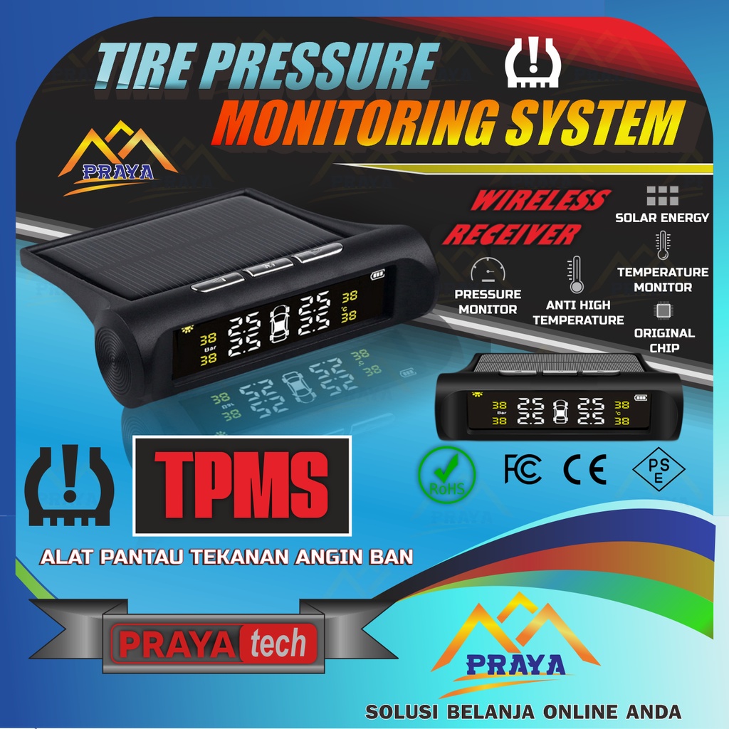Jual TPMS (TIRE PRESSURE MONITORING SYSTEM) ALAT CEK MONITOR TEKANAN ...