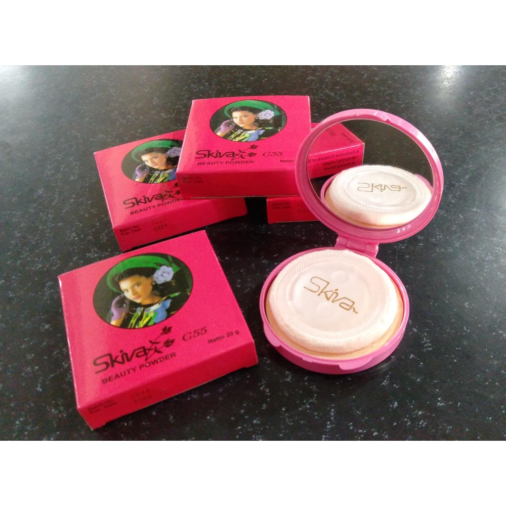 Jual SKIVA COMPACT POWDER ALL VARIANT 100% ORIGINAL 20g | Shopee Indonesia