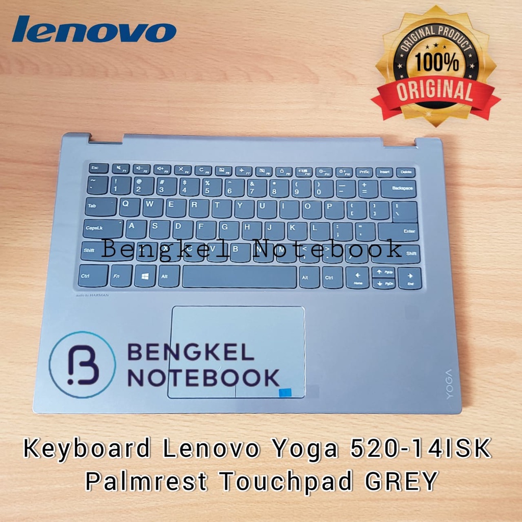 Jual Keyboard Lenovo Yoga 520-14ISK 520-14IKB Flex5-14 Palmrest ...