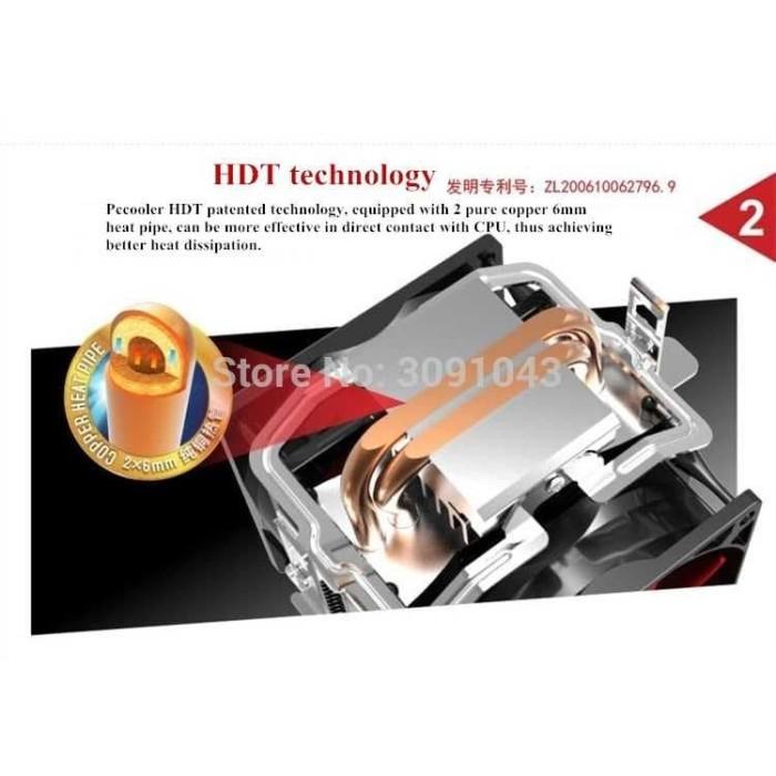 Jual Heatsink Fan HSF cpu Cooler Intel AMD Heatpipes not coller master ...