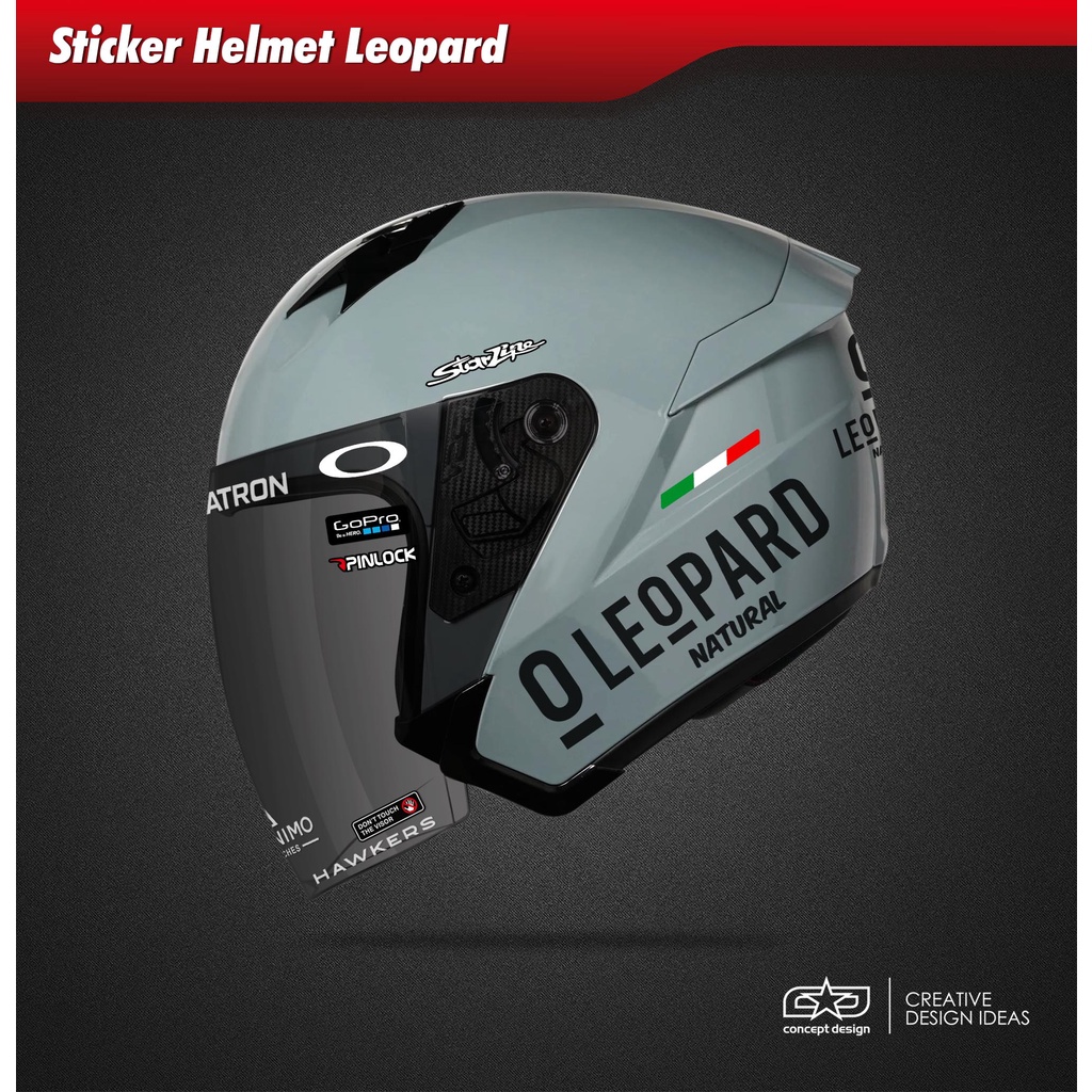 Jual Sticker Helmet Leopard | Shopee Indonesia