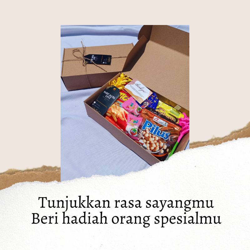 Jual SNACK GIFT BOX || SNACK BOX || HAMPERS BOX || BIRTHDAY ...