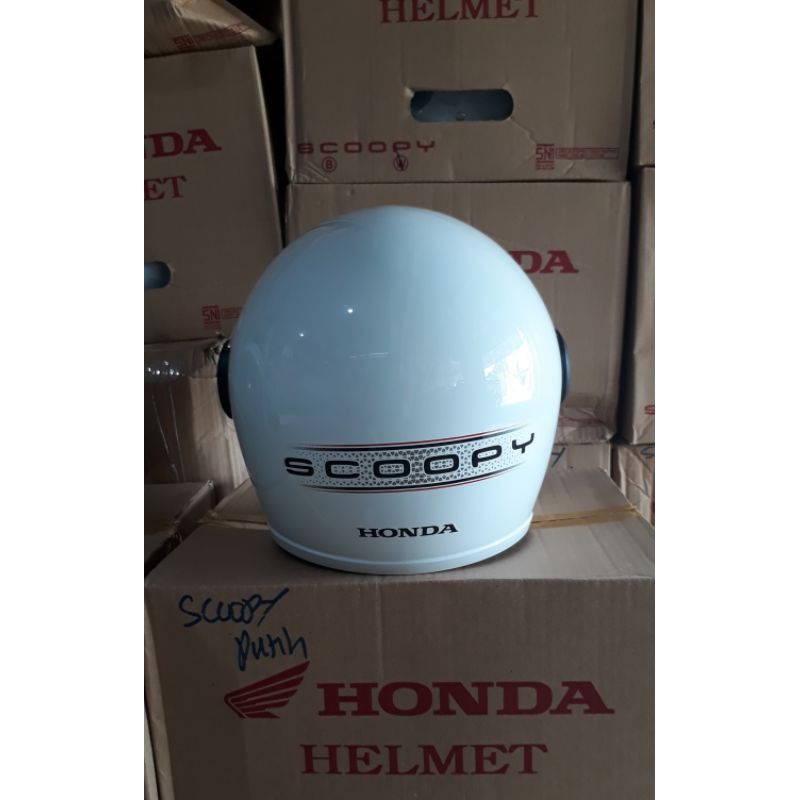 Jual HELM HONDA SCOOPY PUTIH | Shopee Indonesia