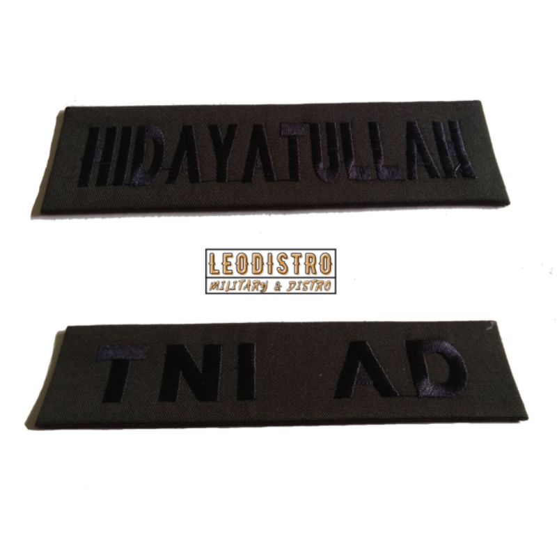 Jual Papan nama bordir pdl tni mika | Shopee Indonesia