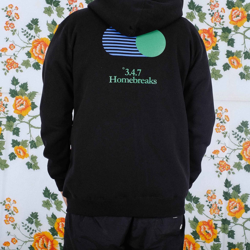 Jual UNKL347 Jacket Hoodie Warna Hitam Bahan Fleece HC SLTS ZIP ...