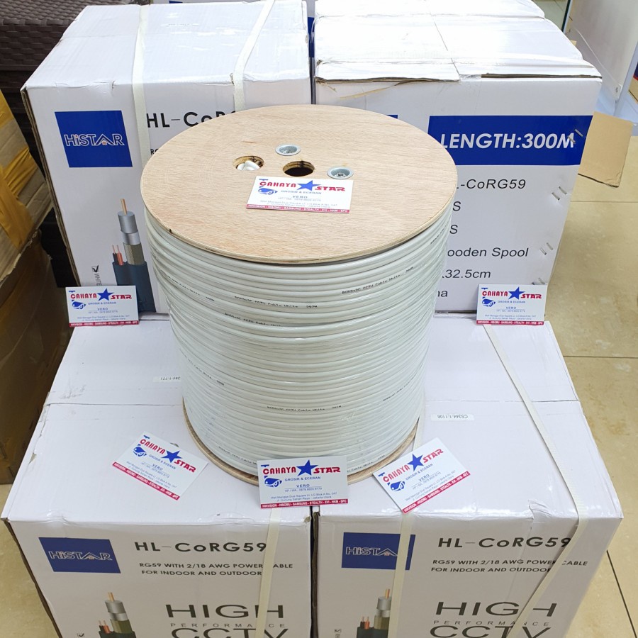 Jual KABEL CCTV RG59 PUTIH 300M | Shopee Indonesia