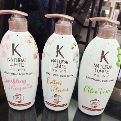 Jual K Natural White Brightening Body Wash Pump 500ml | Shopee Indonesia
