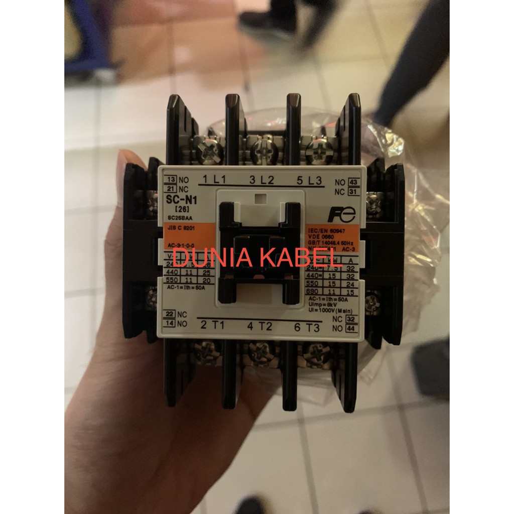 Jual Magnetic Contactor / Kontaktor SC-N1 220V 380V SCN1 Fuji ORI ...