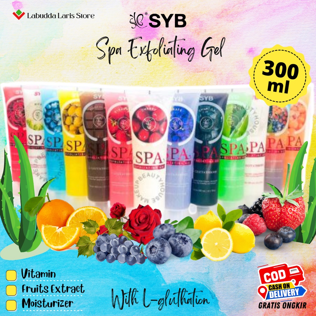 Jual SYB Spa Exfoliating Gel Perontok Daki dan Kulit Mati Body Spa ...