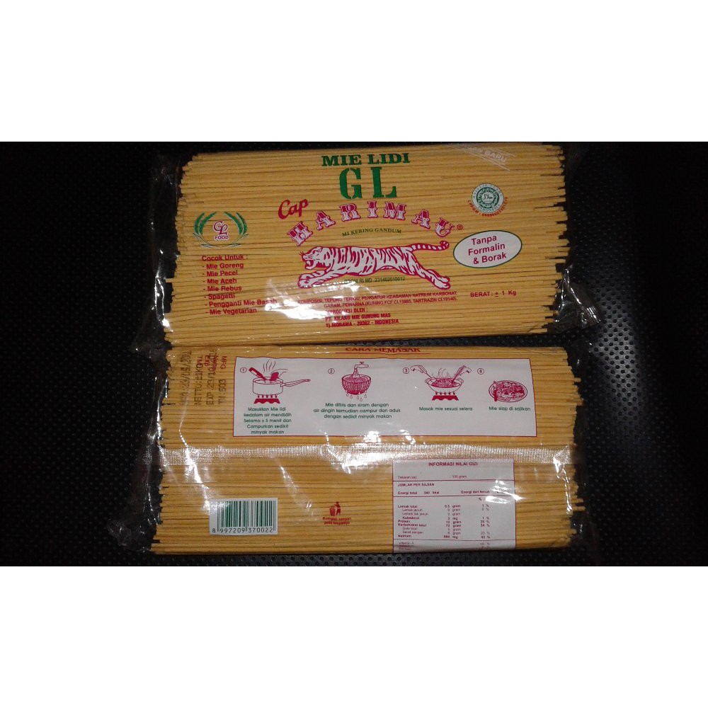 Jual Mie Lidi Kuning 1 kg | Shopee Indonesia