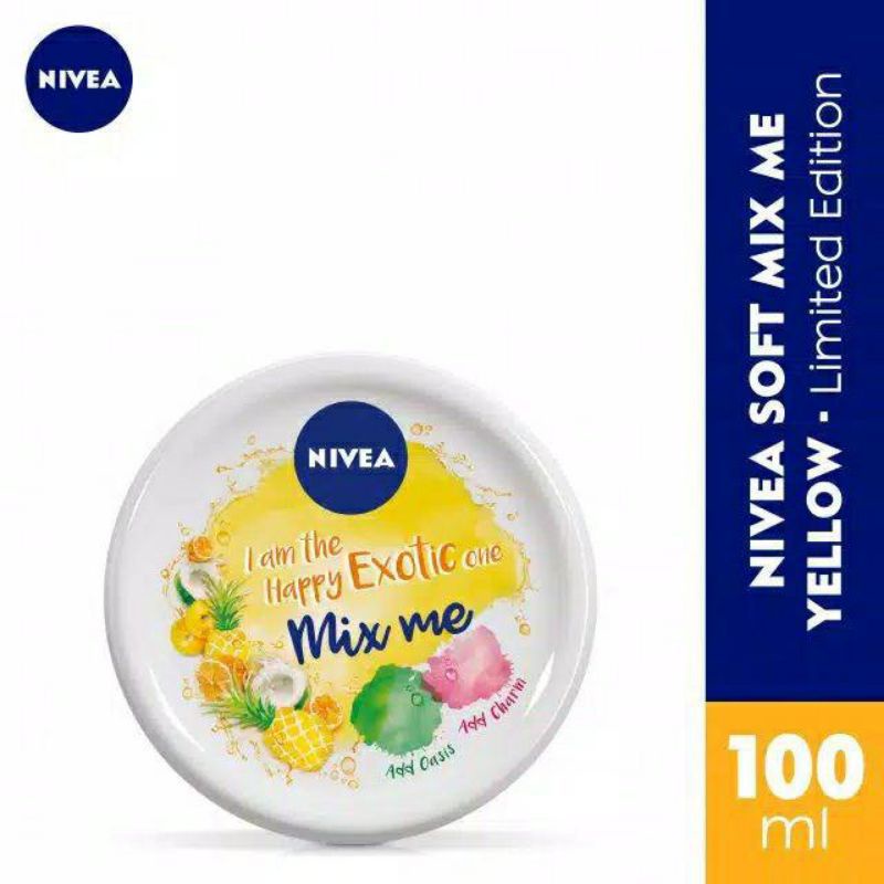 Jual Nivea Soft Mix Me Yellow 100gr | Shopee Indonesia