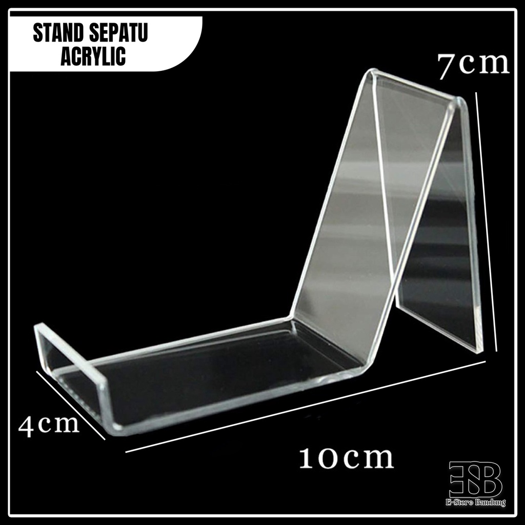 Jual Stand Sepatu Akrilik Cewe Cowo / Holder Display Shoe / Tempat ...