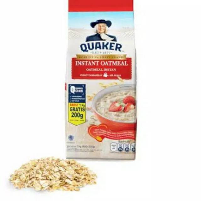 Jual Quaker Instant Oatmeal|| Kemasan 200G | Shopee Indonesia