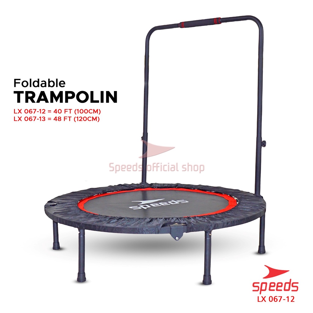 Jual SPEEDS Trampoline Fitness Trampolin Gym 40" Alat Olahraga Lompat Trampolin Jump Matras ...