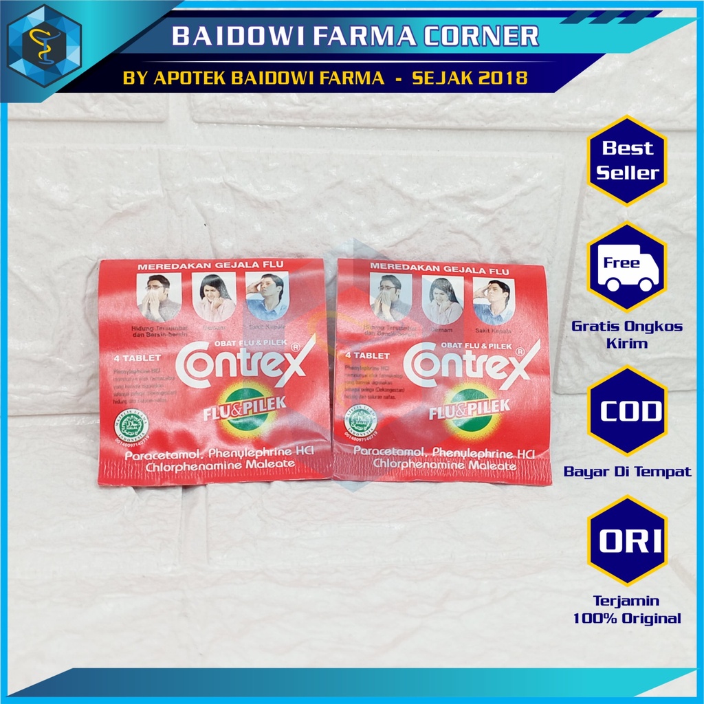 Jual CONTREX OBAT BATUK PANAS PILEK | Shopee Indonesia