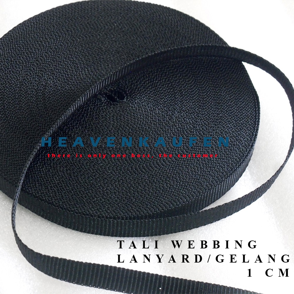 Jual Tali Webbing 1 cm Untuk Lanyard/Gelang Dll Meteran | Shopee Indonesia