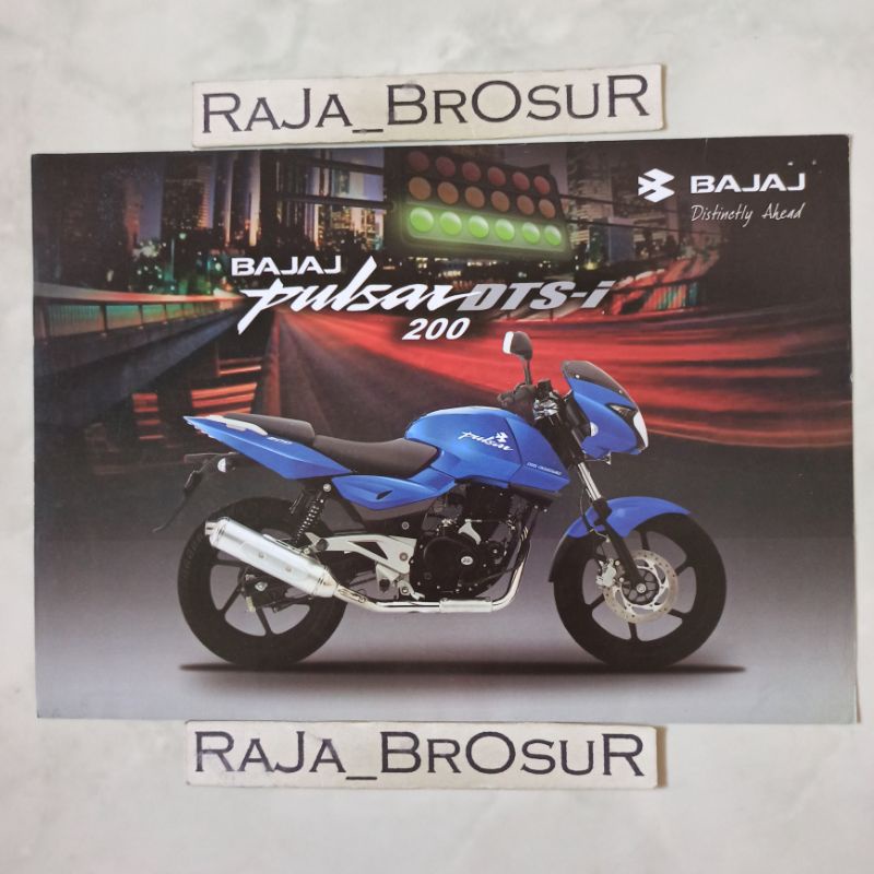 Jual Poster brosur katalog flyer Bajaj Pulsar DTS I 200 | Shopee Indonesia