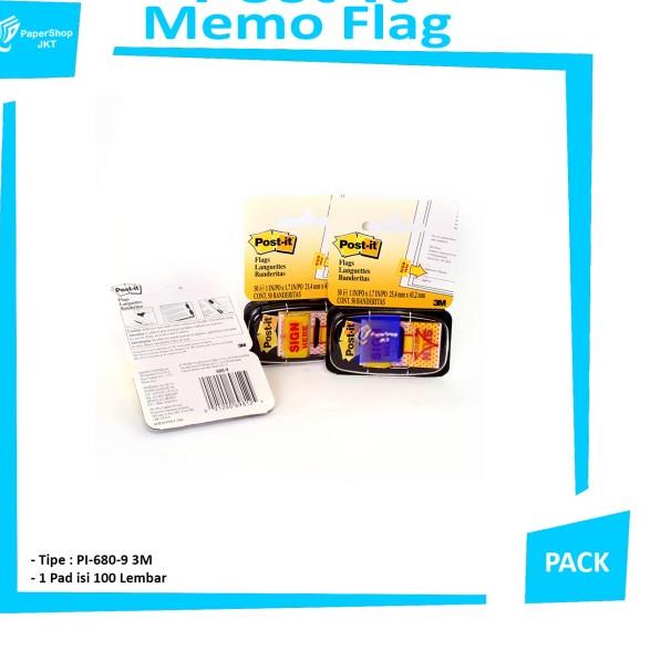 Jual Sign Here Post it Memo Flag Arrow 3M ♦ | Shopee Indonesia