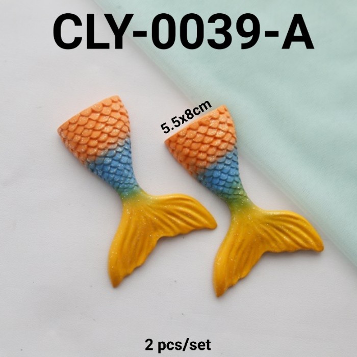 Jual GR-CLY-0039 CAKE TOPPER HIASAN KUE CLAY EKOR DUYUNG KERANG IKAN PROMO TERBARU | Shopee ...