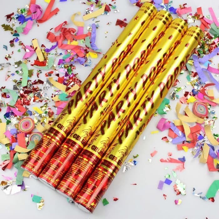 Jual CONFETTI KONFETI PARTY POPPER 50 cm perlengkapan pesta party ...