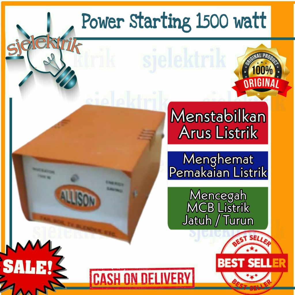 Jual Power Starting Listrik Energy Saver 1500 Watt / Penghemat LIstrik ...