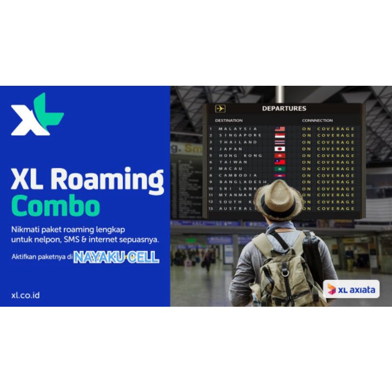 Jual PAKET XL ROAMING COMBO | Shopee Indonesia