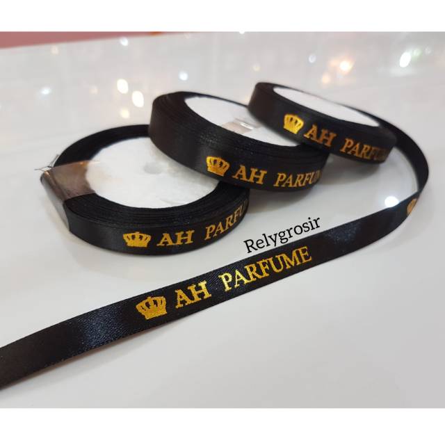 Jual Custom Pita/ Pita Cetak/ Pita Print/ Pita Custom/ Pita Label 1,1cm ...