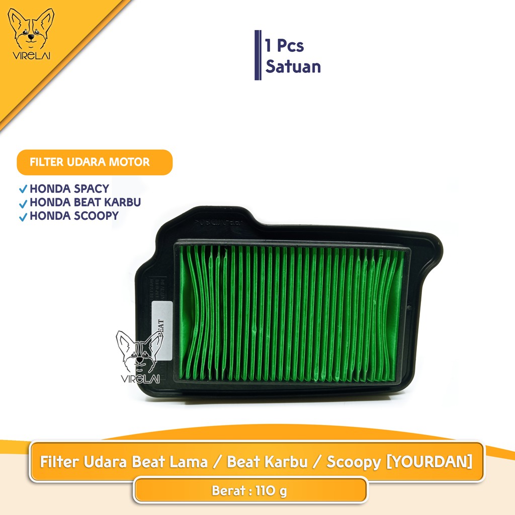 Jual Filter Udara BEAT LAMA / BEAT Karbu / Scoopy [YOURDAN] | Shopee ...