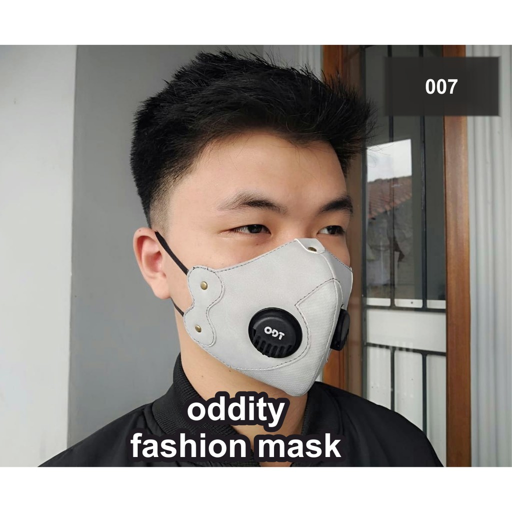 Jual Masker Motor ODT-007 Kulit PU Fashion Katup Udara (Earloop ...