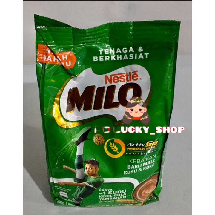 Jual MILO NESTLE ACTIV GO MALAYSIA 400 GRAM | Shopee Indonesia
