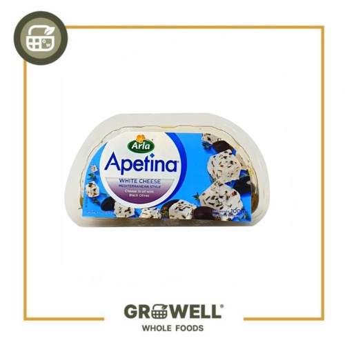Jual ARLA APETINA WHITE CHEESE FETA WITH OLIVES 100GR | Shopee Indonesia