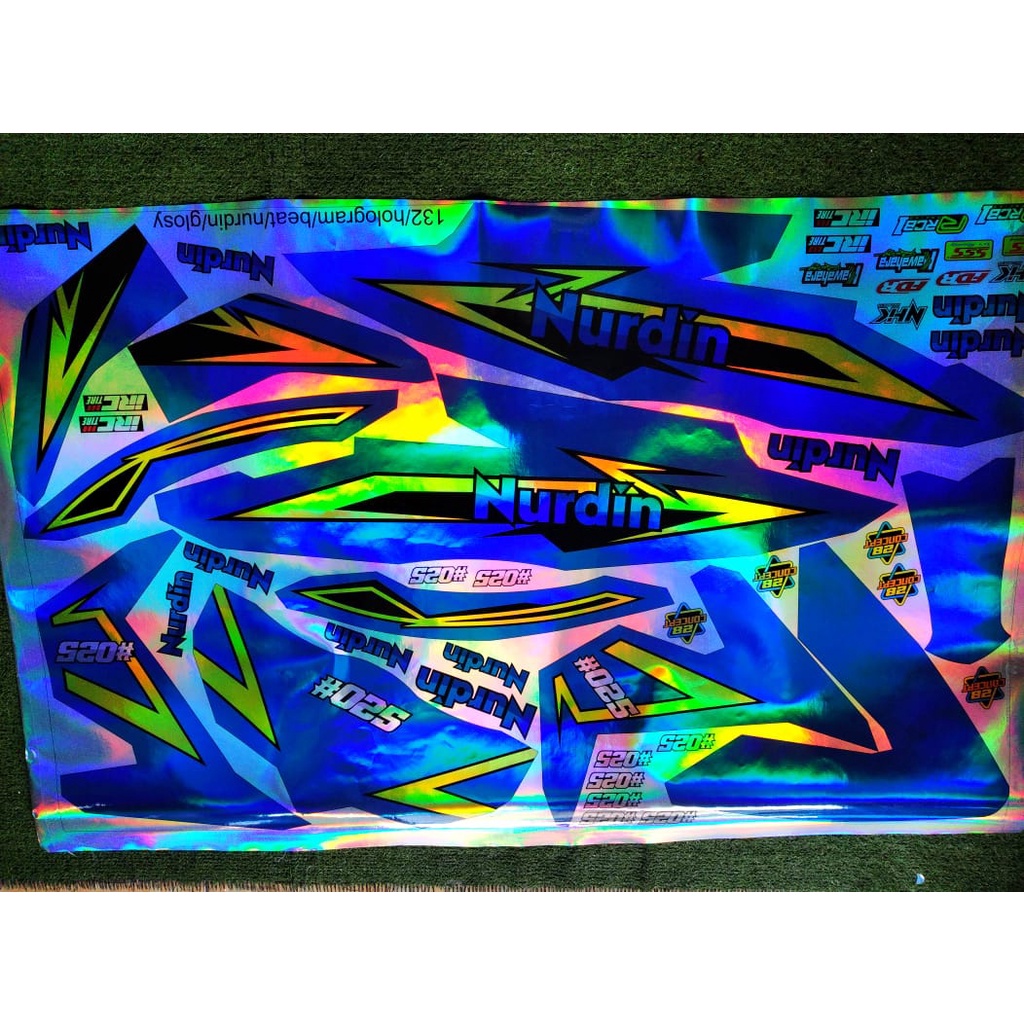 Jual Decal Sticker Beat all tipe hologram glossy/doff , Bebas custom ...