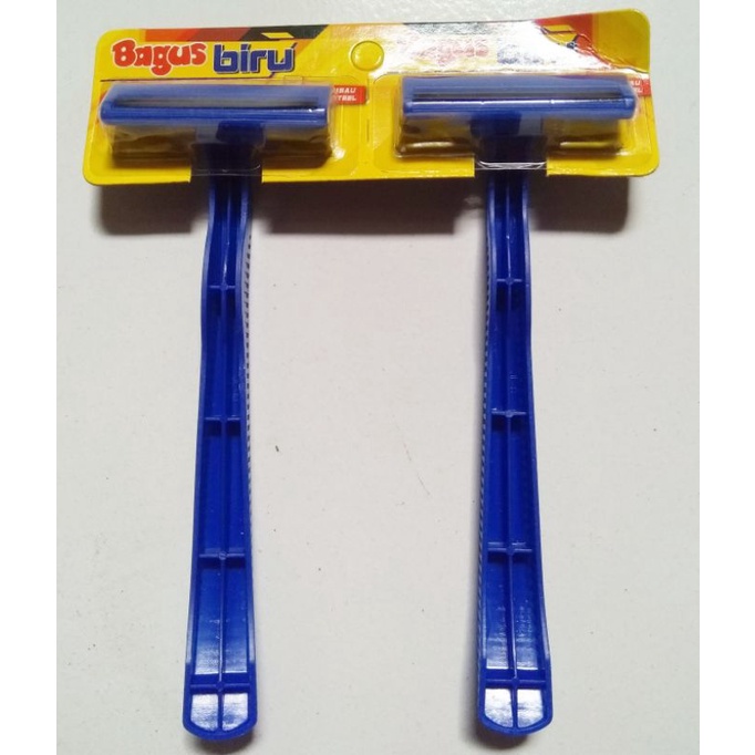 Jual Alat Cukur Bagus Razor Biru 2 pcs | Shopee Indonesia