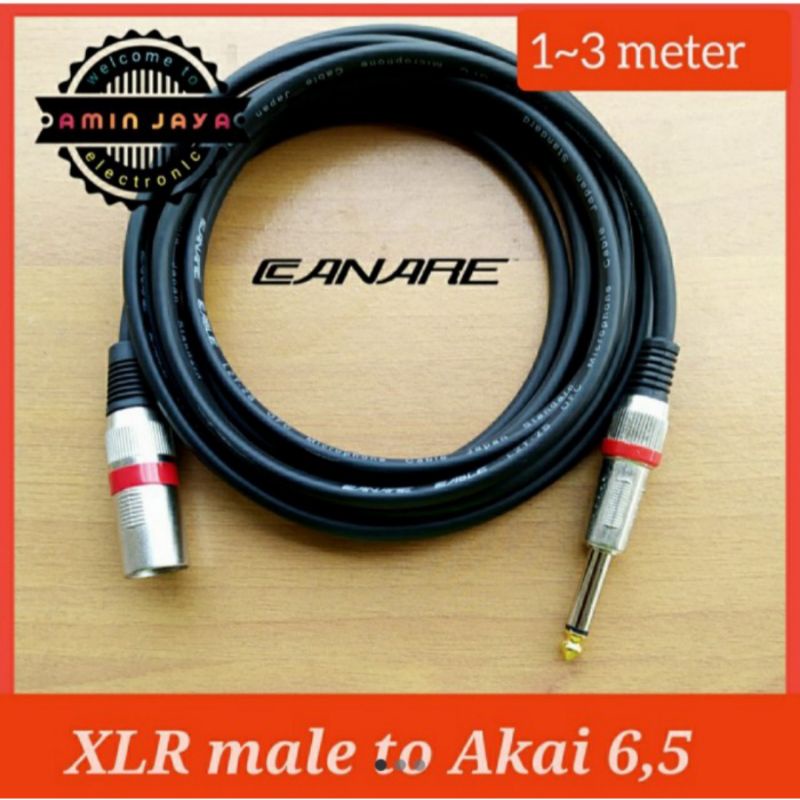 Jual Kabel mixer to gitar, kabel canon to akai 3 meter | Shopee Indonesia
