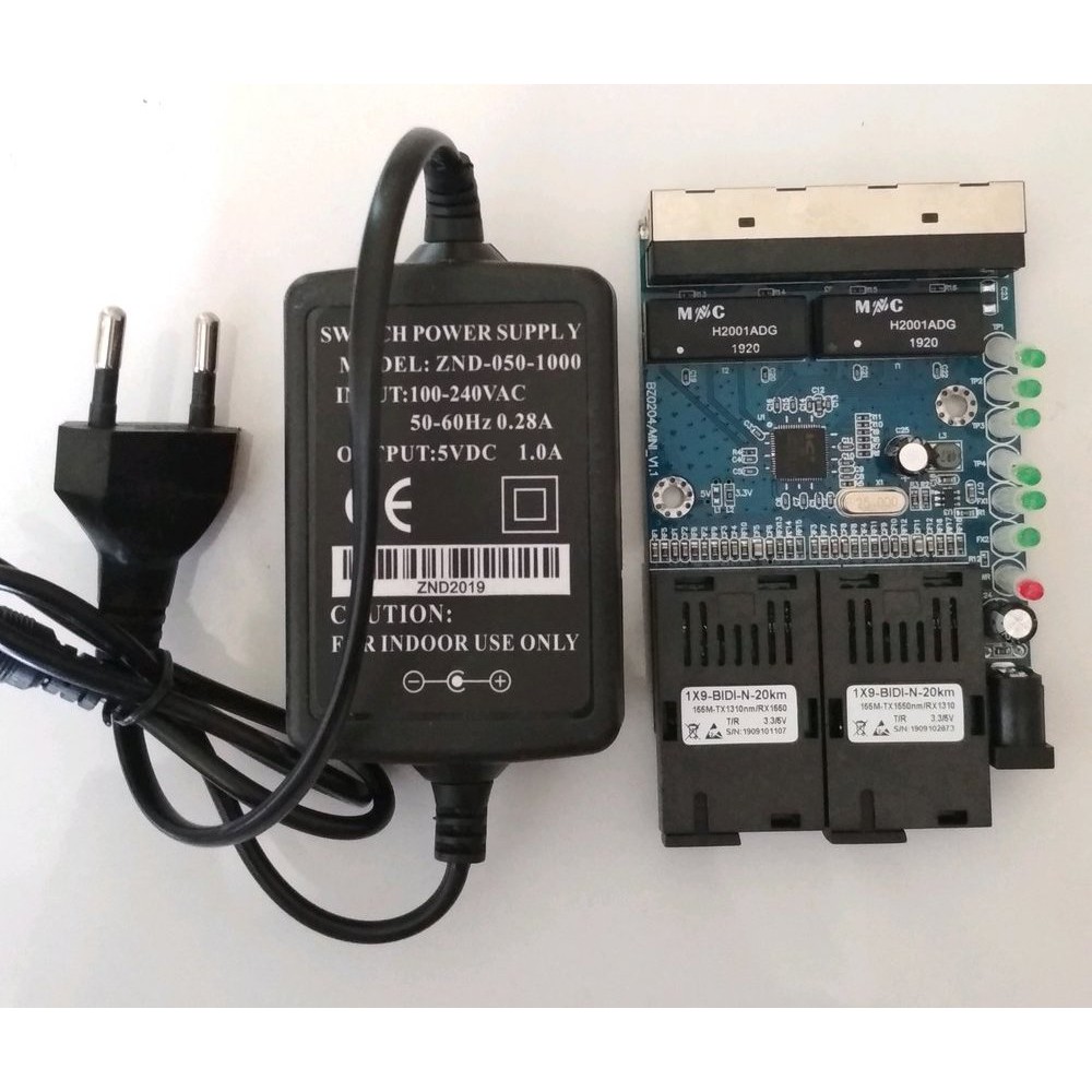 Jual Media Converter 2FO 4LAN Tanpa Casing | Shopee Indonesia