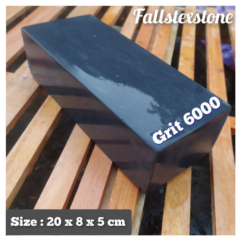 Jual Batu asah grit 6000 dimensi 20x8x5cm. Batu asahan pisau dan golok ...