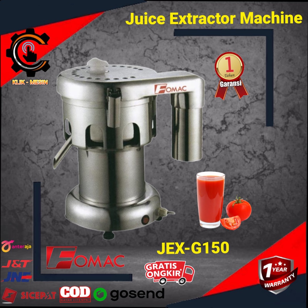 Jual Mesin Pembuat Jus / Juice Extractor JEX-G150 Fomac | Shopee Indonesia