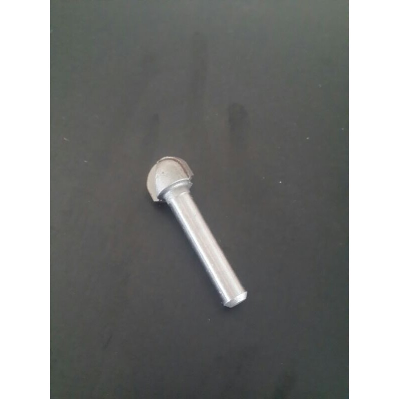 Jual Mata Router 12mm Bulat / Round Nose Bit 12mm / Mata Alur Bulat ...