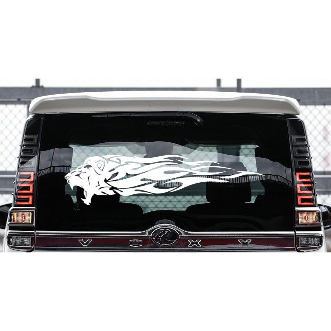 Jual stiker mobil tribal singa 1 custom cutting stiker murah | Shopee ...