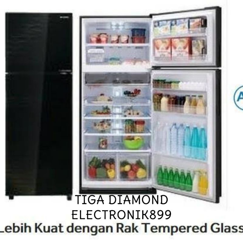 Jual SHARP KULKAS SJ-426GI-MK LEMARI ES 2 PINTU | Shopee Indonesia