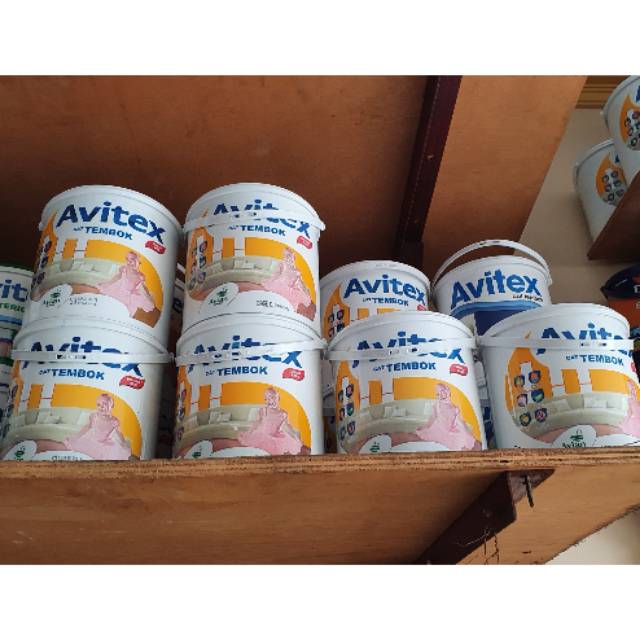 Jual CAT TEMBOK AVITEX INTERIOR dan EXTERIOR 5KG - BANYAK PILIHAN WARNA ...