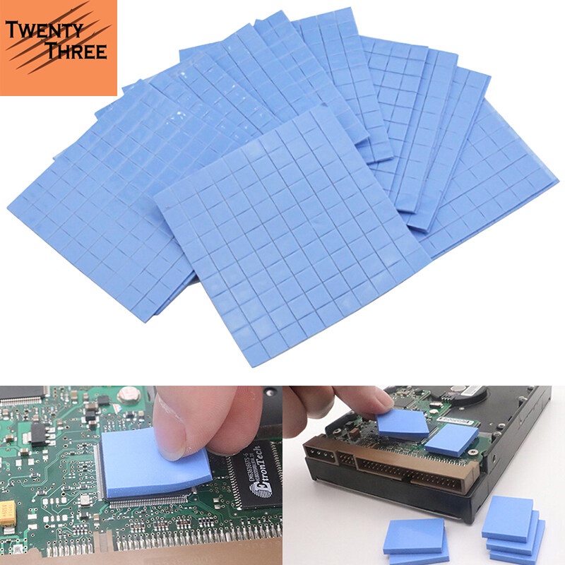 Jual Thermal Pad GPU CPU Laptop VGA Heatsink Conductive Silicone 10cm ...