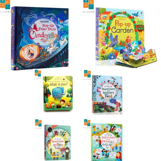 Jual Usborne Lift The Flap Pop Up 3D Book Bedtime Story Book Activity ...