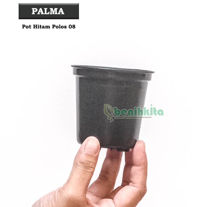 Jual Pot Hitam Polos 8cm (Palma) | Shopee Indonesia