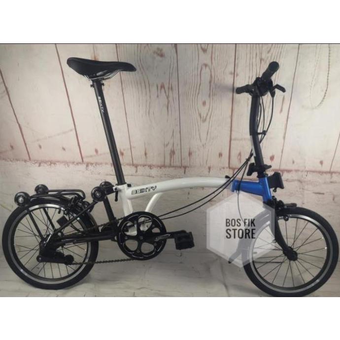 Jual SEPEDA LIPAT 3SIXTY ELECTRO WHITE BLUE ELECTRIC DB5646FDD56I ...