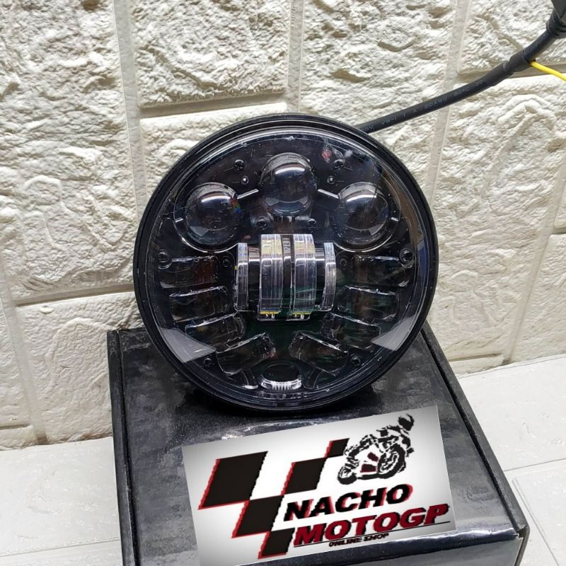 Jual Lampu Depan LED DayMaker 5 Inch 16 Titik | Shopee Indonesia