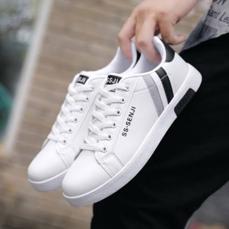 Jual Sepatu pria sneakers ss senji korea terbaru | Shopee Indonesia