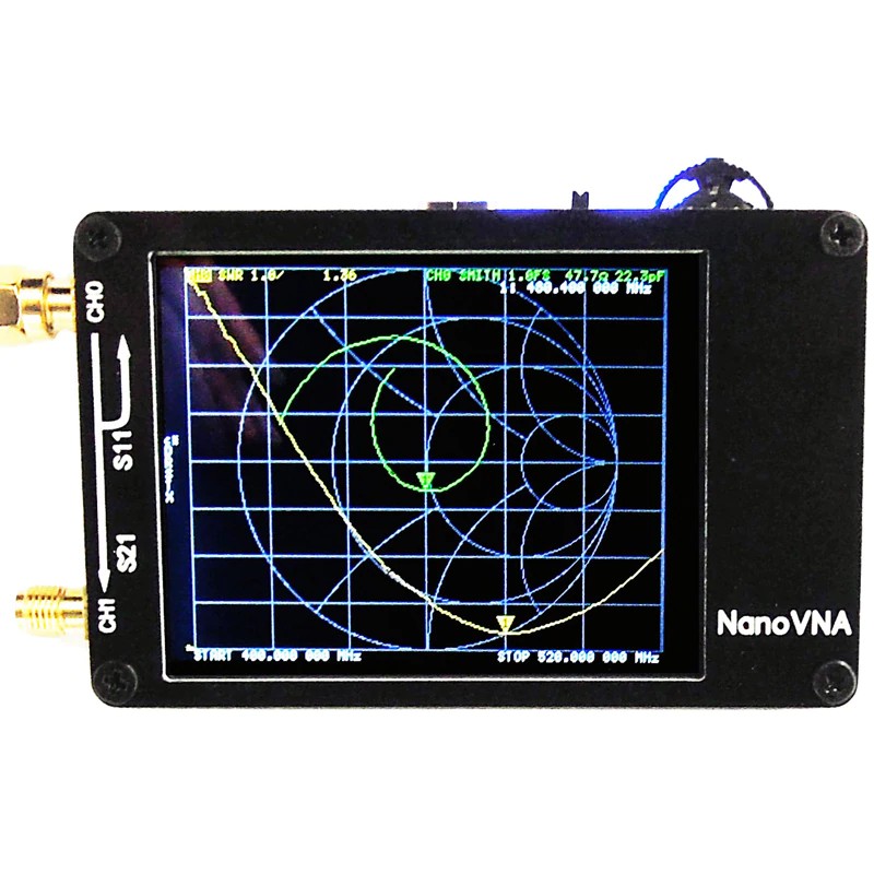 Jual Import Nano VNA Vector Network Analyzer Digital Touching Screen Shortwave MF HF VHF UHF ...
